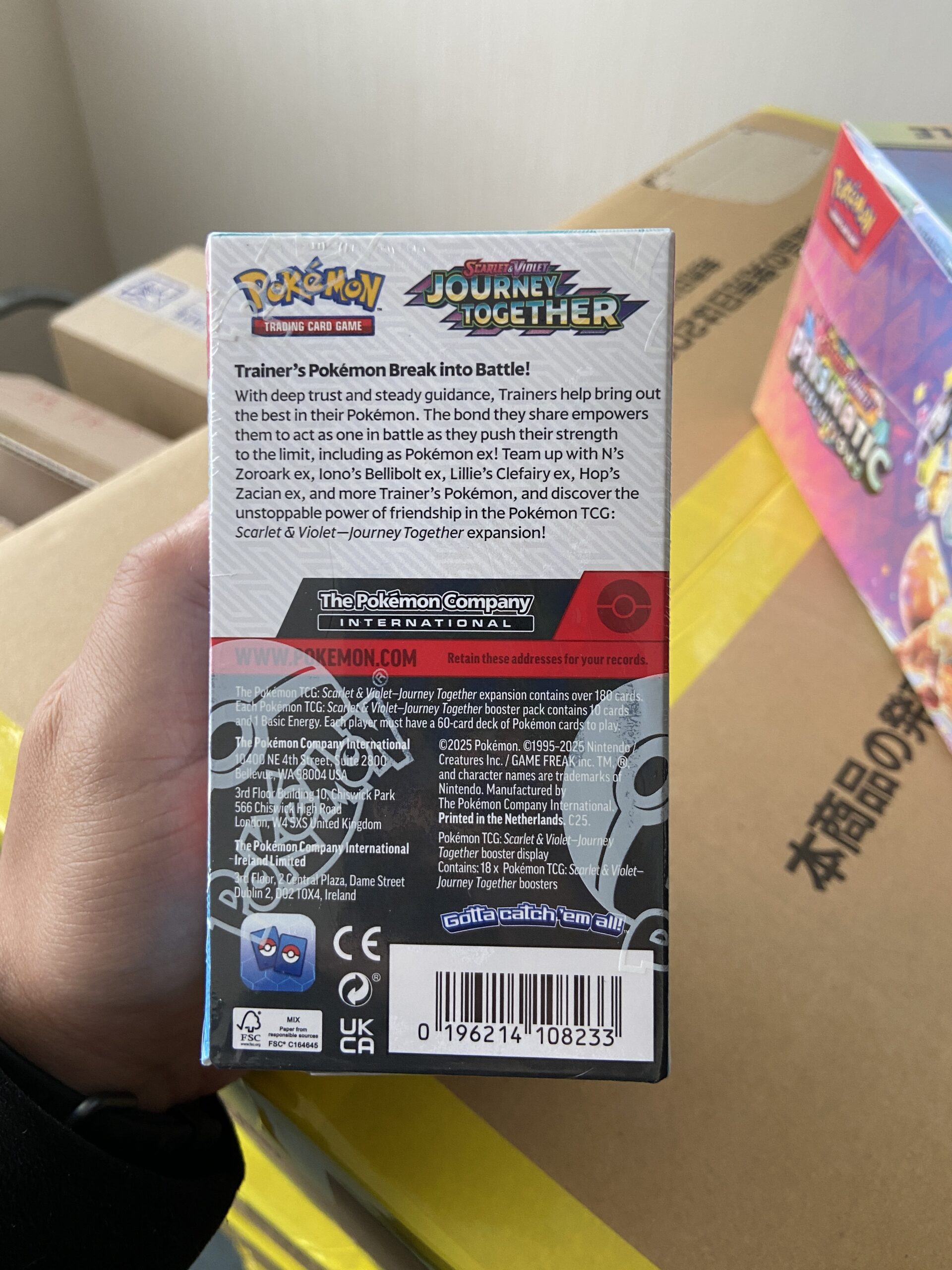 [Ready Stock] Pokemon TCG Card Game Sv09 Journey Together Half booster ...
